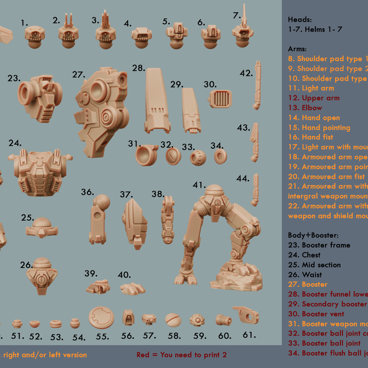 3D Printable Greater Good | Command Suit: Executioner Type by NeotericMiniatures